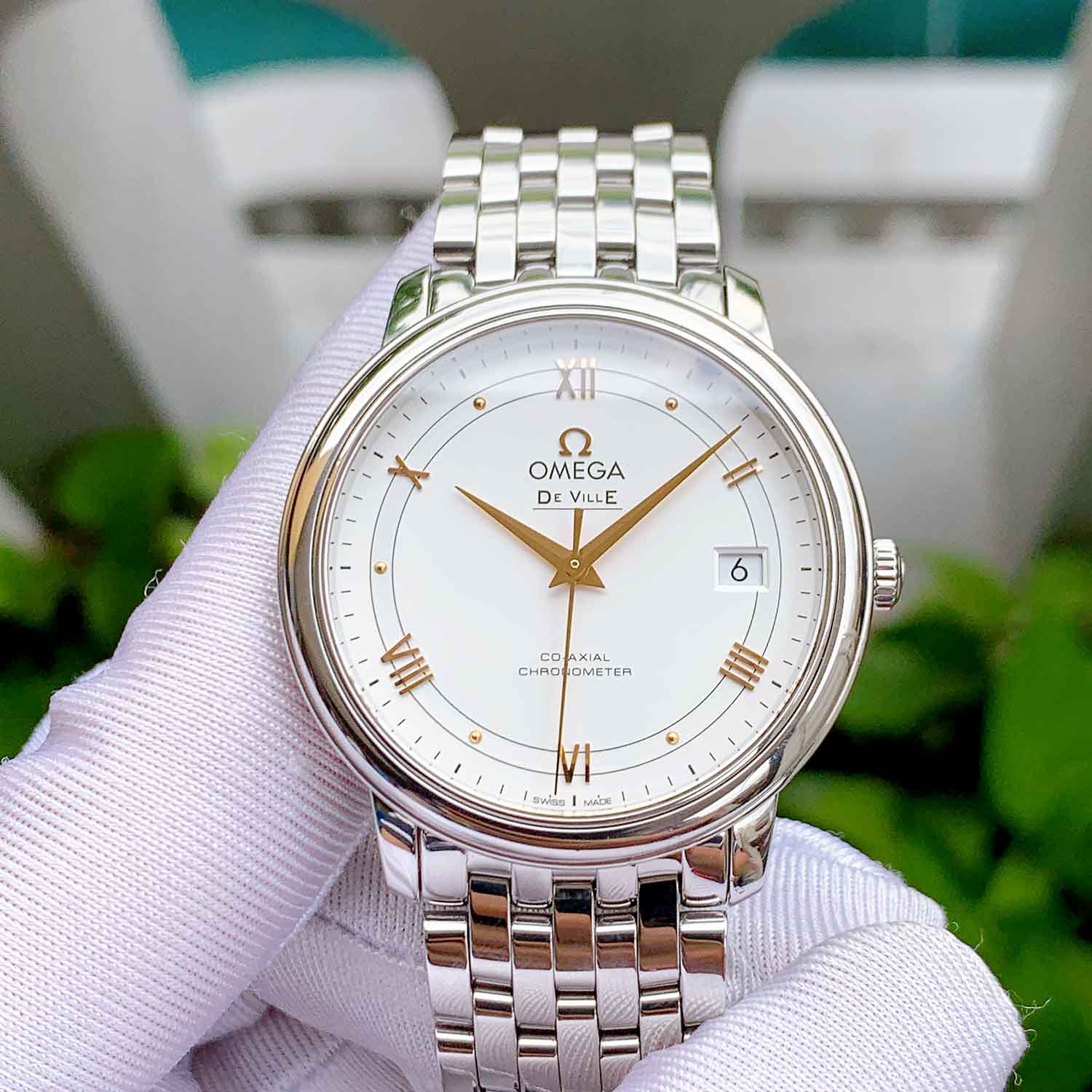 OMEGA PRESTIGE CO-AXIAL 424.10.37.20.02.002 42410372002002 Like new